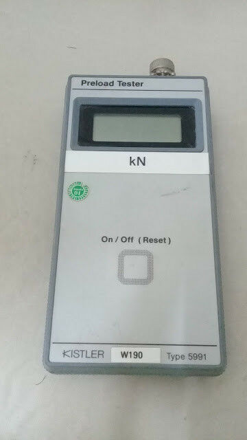 Kistler Preload Tester 5991 Piezoelectric Strain Kistler Instrument ...