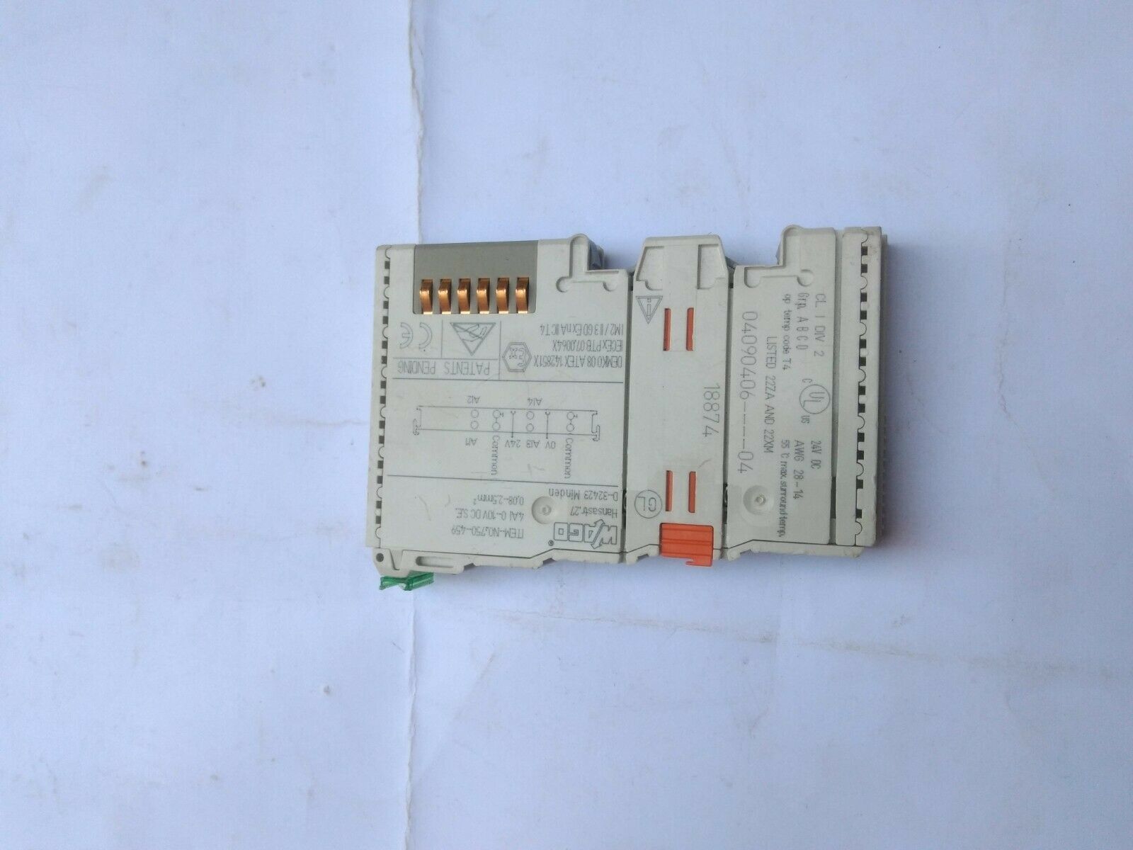 Wago 750-459 4-channel Analog input Module 750459 - Industrial SOL Pte Ltd