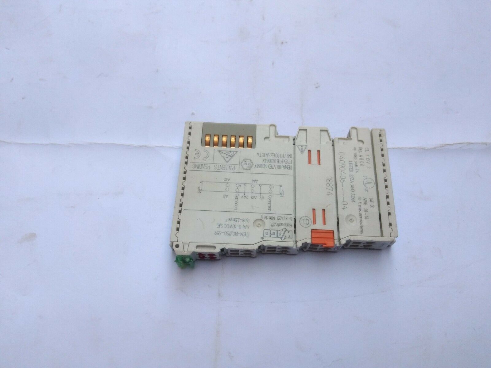 Wago 750-459 4-channel Analog input Module 750459 - Industrial SOL Pte Ltd