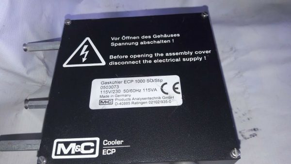 M&C Peltier Gas Cooler ECP 1000 SO/Stip Cooling Unit Gaskuhler 0503073 ...