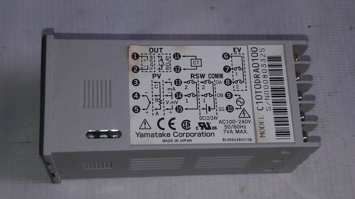 Yamatake Corporation SDC10 C10T0DRA0100 Temperature Controller New ...