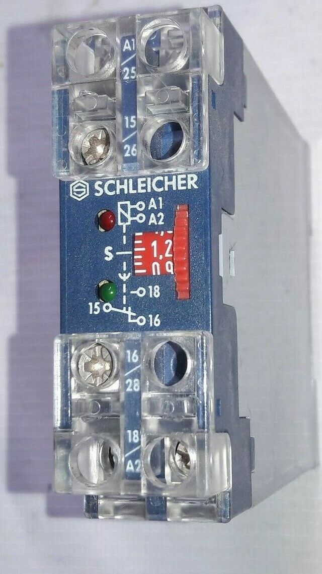 Schleicher Type KZT11 Nr 06012765 291 037 Delay Timer Relay 06012765291 ...