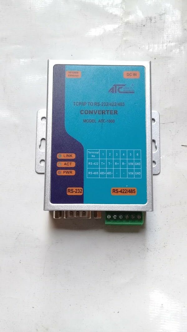 ATC Technology Co.,Ltd ATC-1000 TCP/IP TO RS232/422/485 Converter New ...