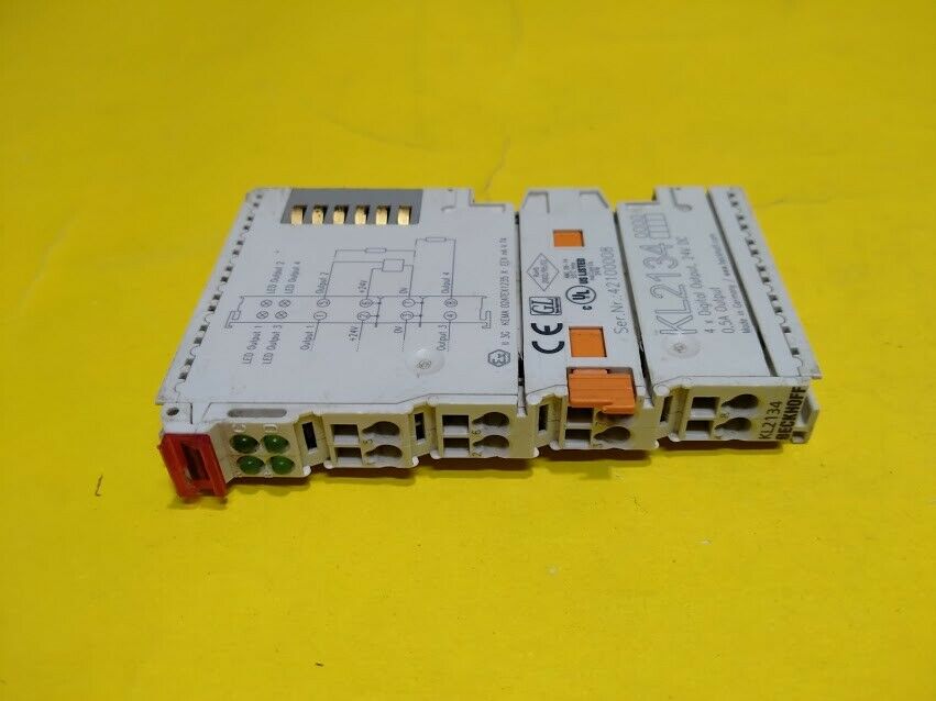 Beckhoff KL2134 4x digital output terminal 4 channel free worldwide shipping - Industrial SOL ...