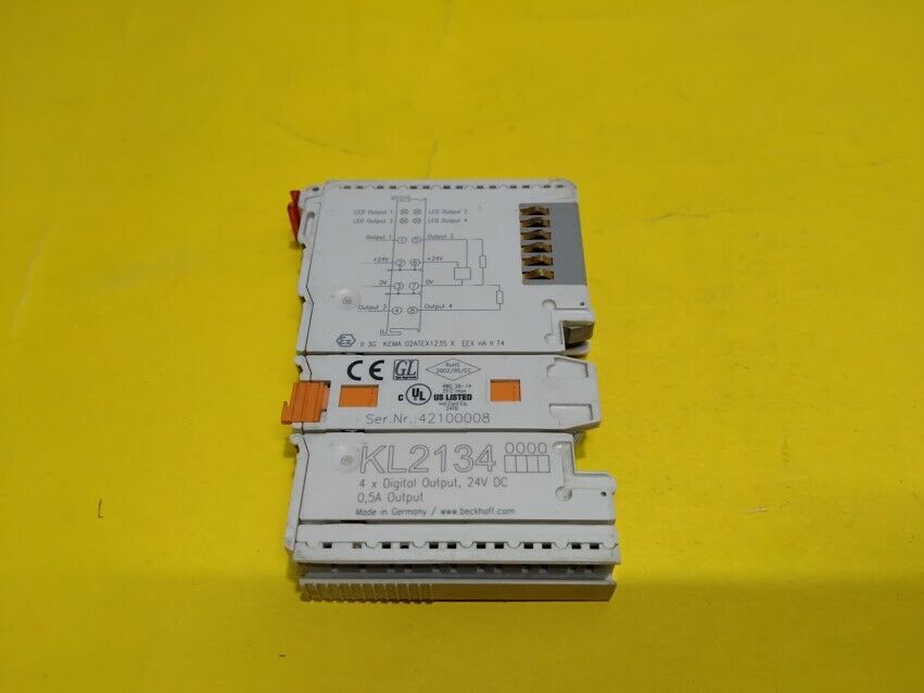 Beckhoff KL2134 4x digital output terminal 4 channel free worldwide shipping - Industrial SOL ...