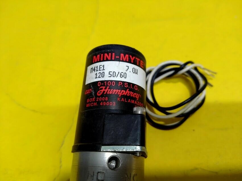 Humphrey M41E1 Mini-Myte solenoid valve 12VAC 50/60Hz free worldwide ...