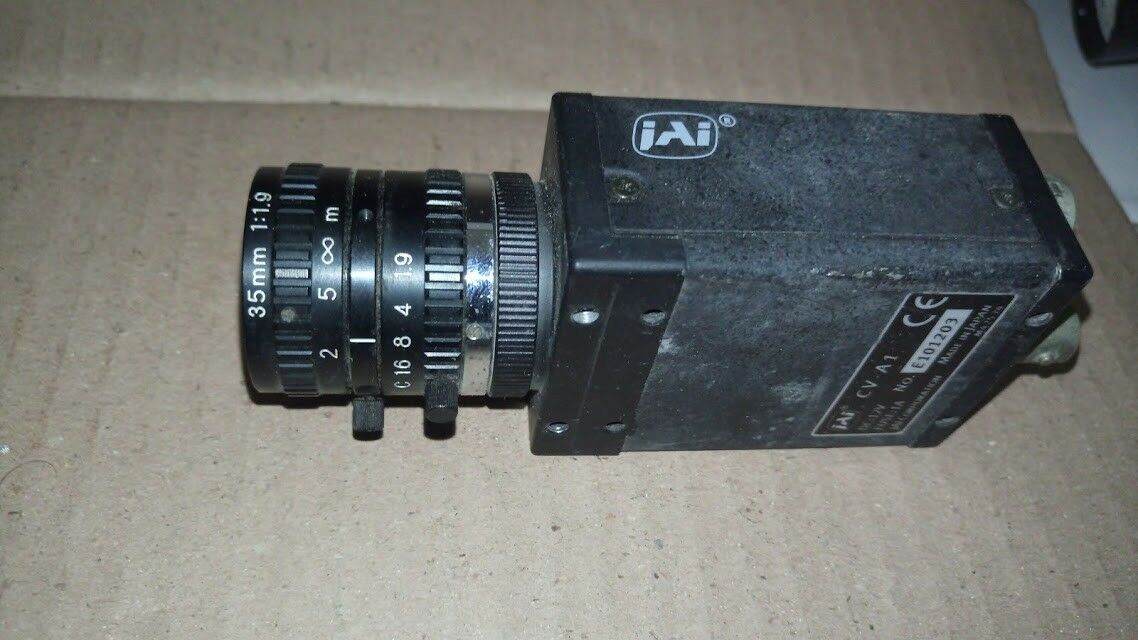 JAI CV-A1 JAI Corporation machine vision Camera with 35mm Lense ...