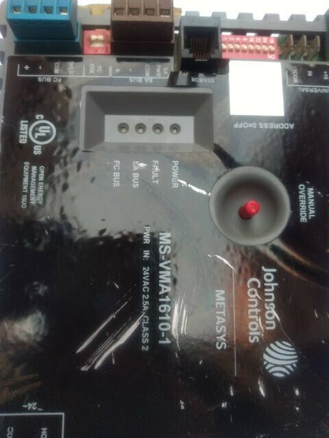 Johnson Controls Metasys MS-VMA1610-1 37-501-490 S/W Ver 5.3 Variable ...