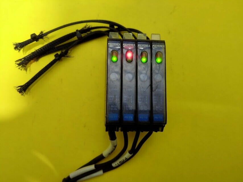 Keyence FS-T1 / FS-T2 Main & Expansion Fiberoptic Sensor/Amplifier ...