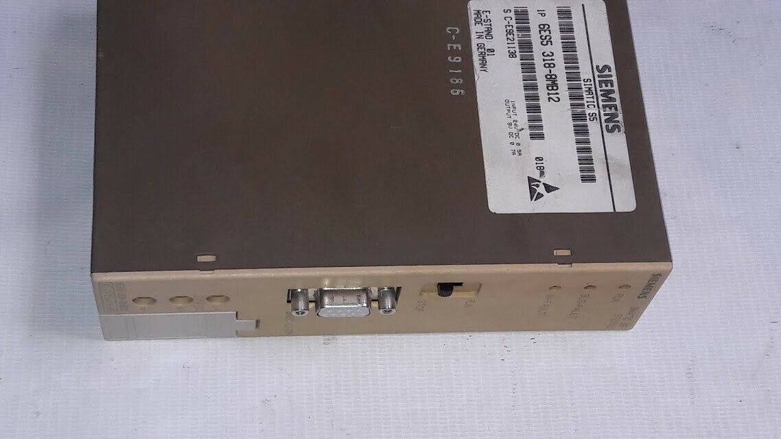 Siemens Simatic S5 ET200U 6ES5 318-8MB12 Programmabl Logic Controller E ...