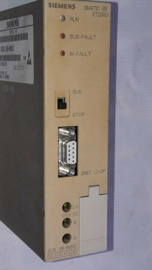 Siemens Simatic S5 ET200U 6ES5 318-8MB12 Programmabl Logic Controller E ...