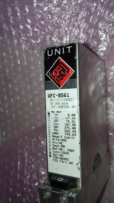 Celerity Inc. Unit UFC-8561 Gas O2 500sccm 797-026724-604 N2 Ref ...