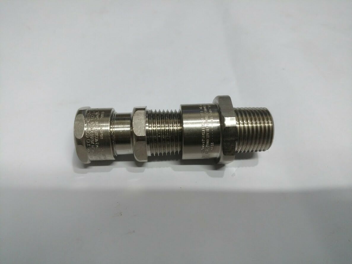 Hawke 476 A 1/2" BSPT 1/2" NPT Reducer 501/421 O 1/2" NPT Cable Gland ...