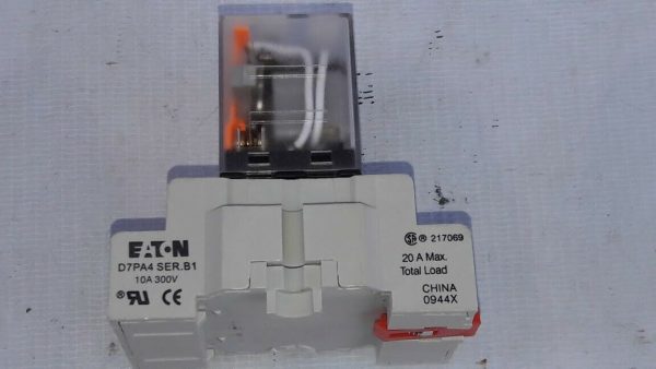 New EATON Corporation D7PR4A Relay 120 VAC Coil With EATON D7PA4 Ser.B1 ...