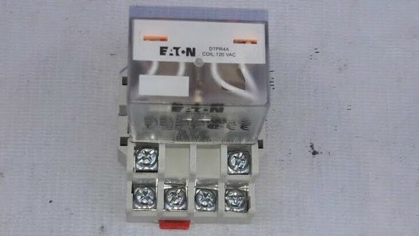 New EATON Corporation D7PR4A Relay 120 VAC Coil With EATON D7PA4 Ser.B1 ...