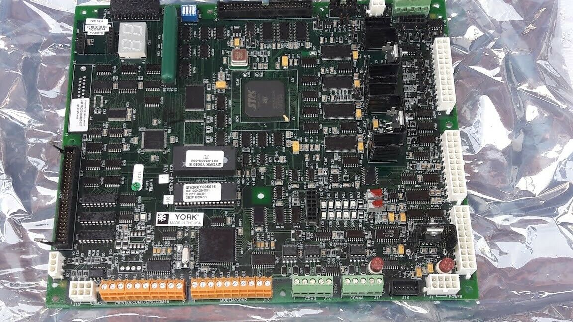 YORK 331-02430-601 Assy 031-02430-001 Rev J MicroBoard 031-02565-000 ...