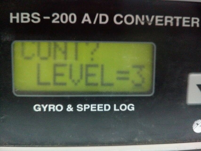 Hanshin Kogyo Co Ltd HBS-200 A/D converter Gyro & Speed Log ...