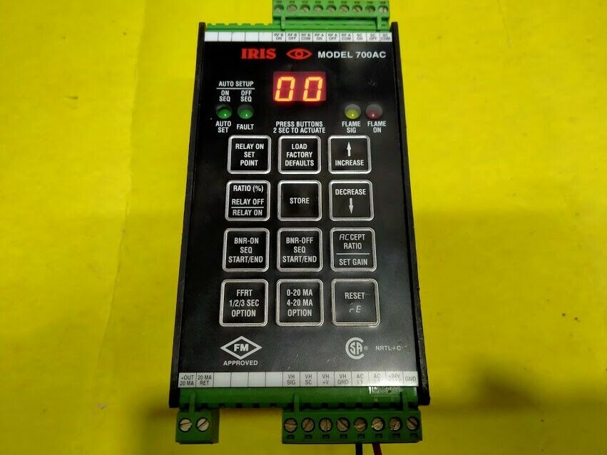 IRIS 700AC Signal Processor Flame Monitor 700AC - Industrial SOL Pte Ltd