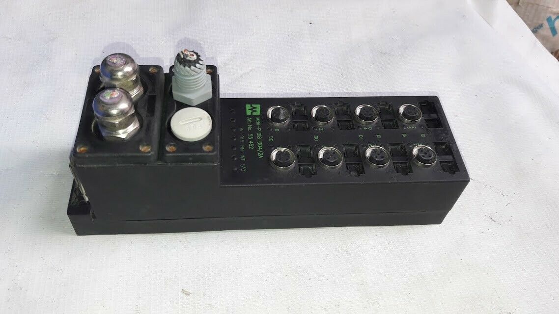 MURR Elektronik MBV-P DI8 DO4/2A Art. 55452 Compact Module Distribution ...