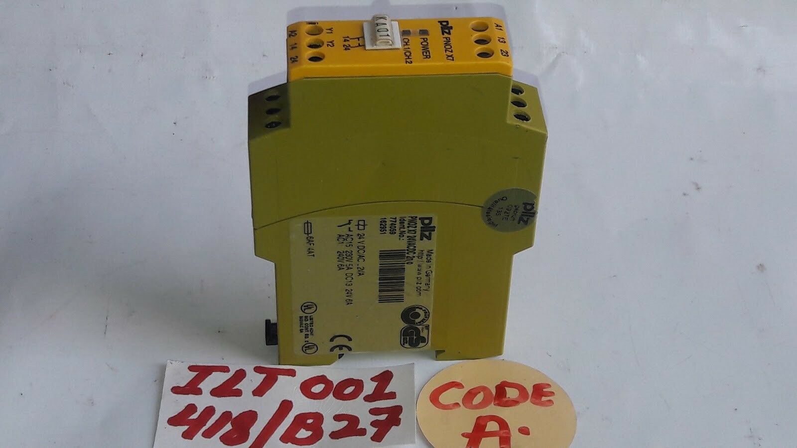 PILZ Relay PNOZ X7 2n/0 Safety Relay - Industrial SOL Pte Ltd