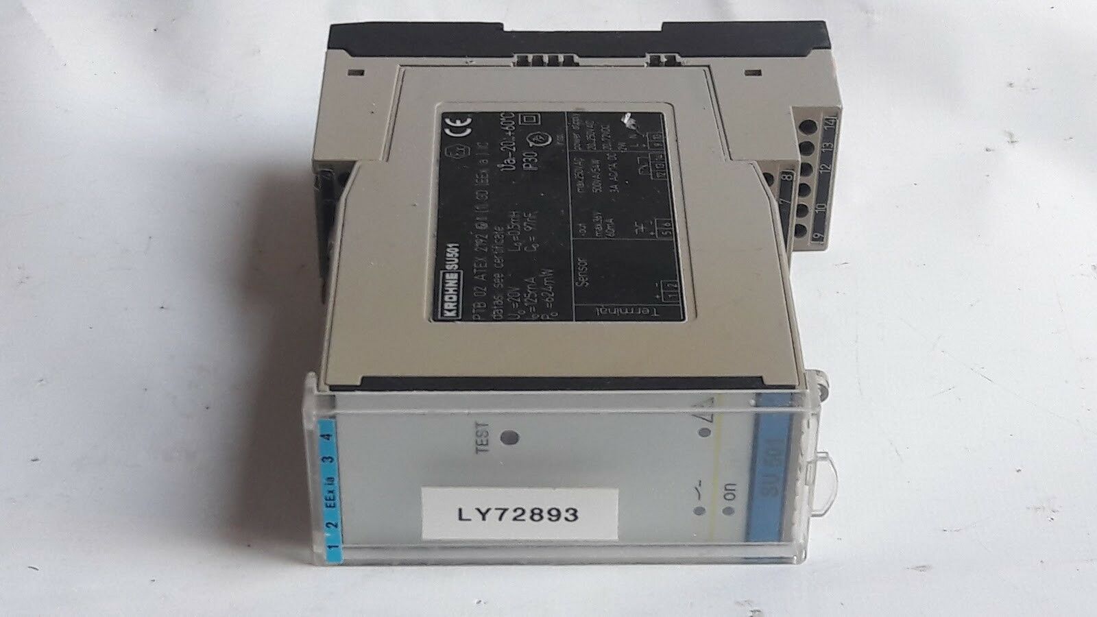 KROHNE SU501 Ex PTB 02 ATEX 2192 Transmitters and level Switches ...