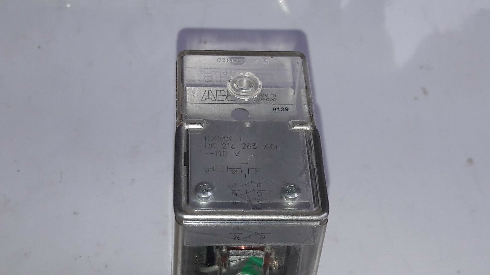 ABB RXMS 1 RK 216 263-AN AUXILIARY RELAY - Industrial SOL Pte Ltd