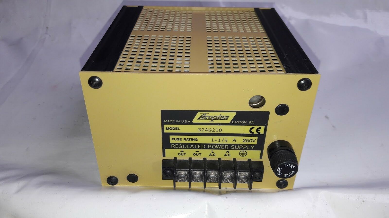 New Acopian B24G210 Regulated Power Supply - Industrial SOL Pte Ltd
