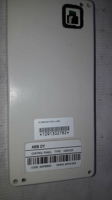 Asea Brown Boveri Type CDP312R 64378660G Inverter Control Panel ACS800-04-0130-3 - Industrial ...