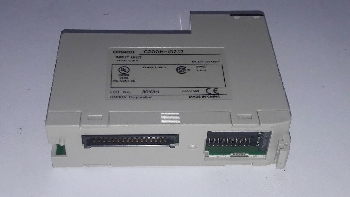 New Omron C200H-ID217 Input Unit 24vcd Omron C200HID217 - Industrial SOL Pte Ltd