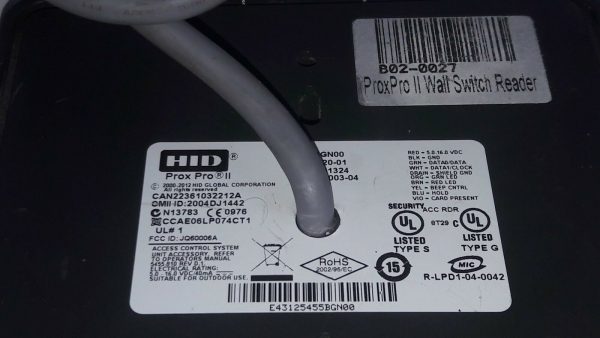 HID 5455BGN00 ProxPro II Wall Switch Reader - Industrial SOL Pte Ltd