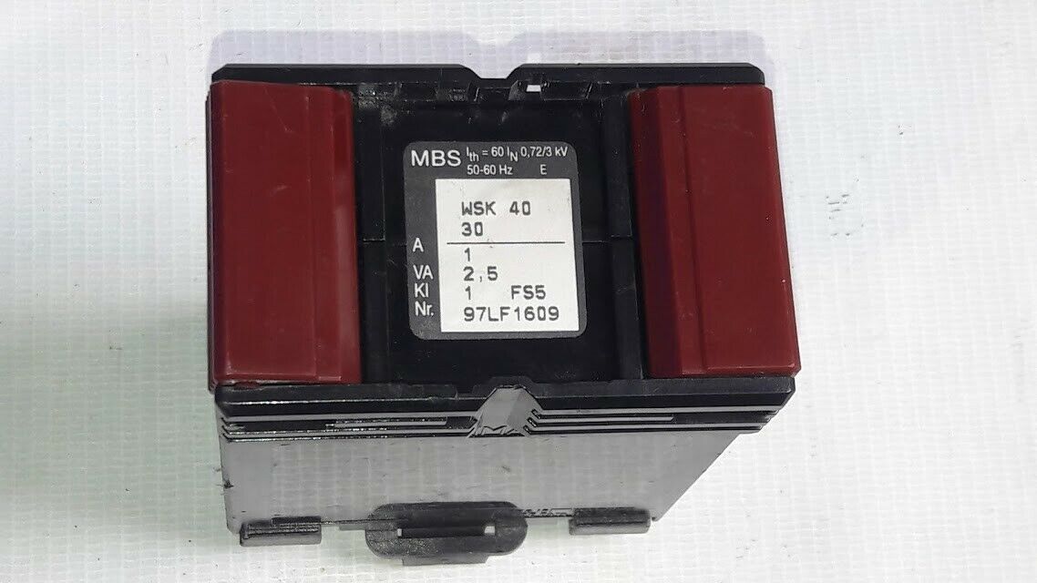 MBS WSK 40 30 Primary winding Current Transformer 97LF1609 - Industrial ...