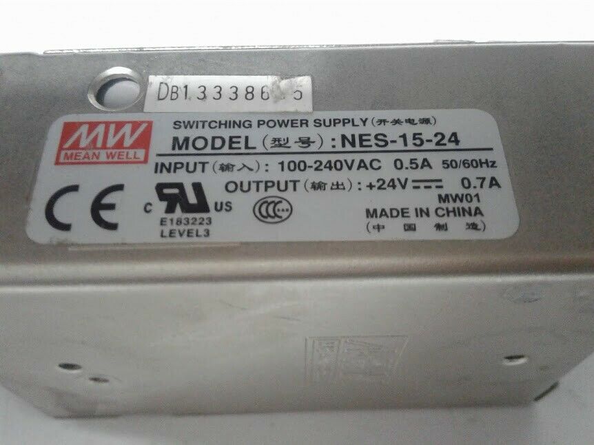 MW NES-15-24 Switching Power Supply NES1524 - Industrial SOL Pte Ltd