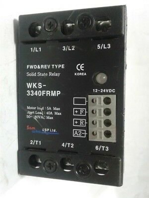 SamWha DSP Co Ltd WKS-3340FRMP Solid State Relay 50-480VAC New - Industrial SOL Pte Ltd