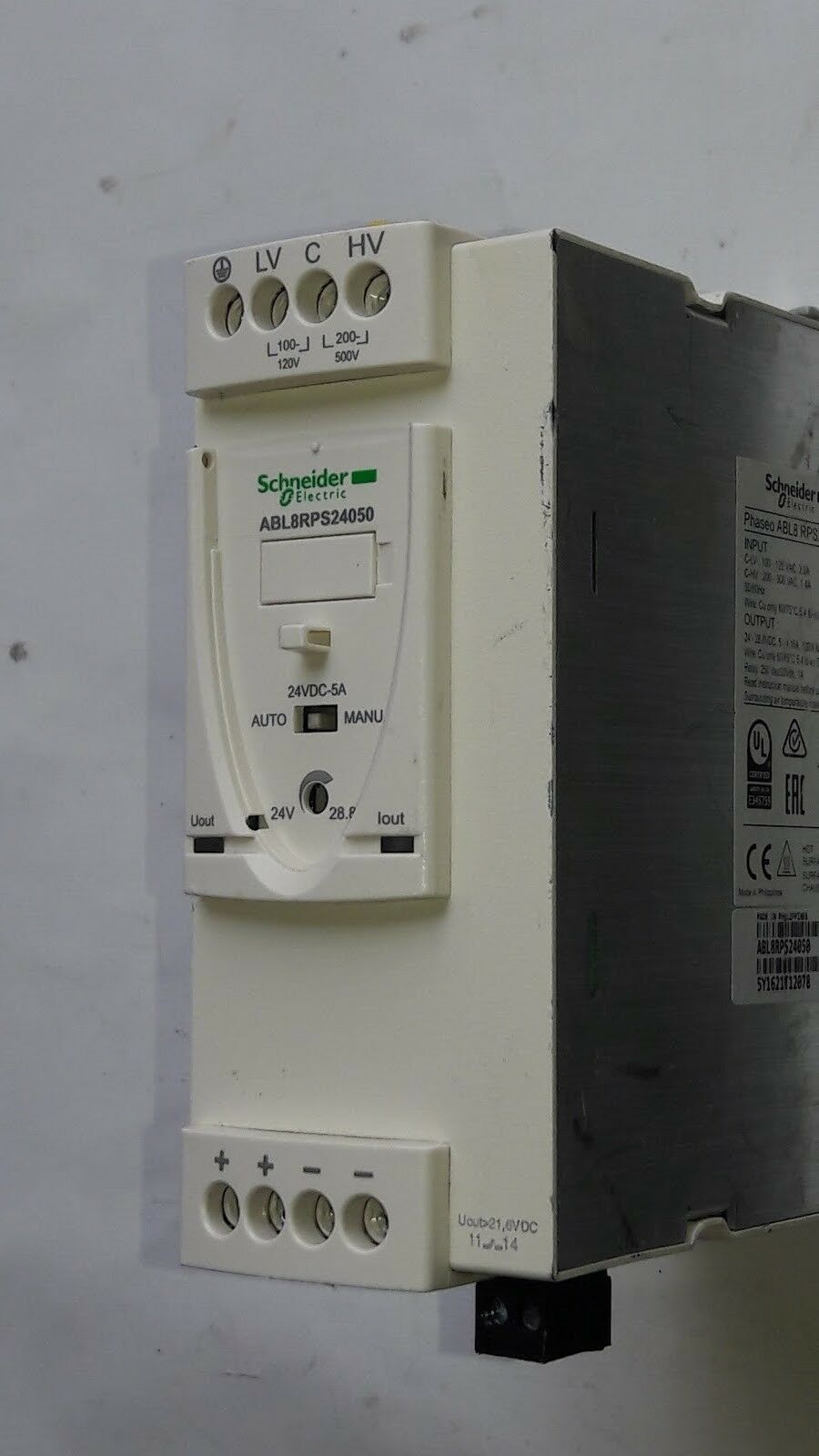 Schneider Electric ABL8RPS24050 Switching Power Supply - Industrial SOL ...