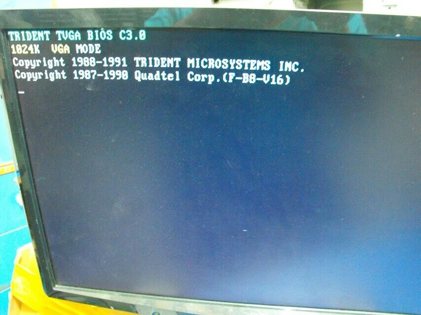 Trident Microsystms INC. JAX-8212-V2 TVGA BIOS C3.0 1024k ISA VGA Card ...