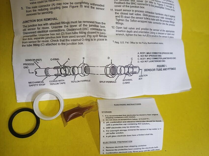 Rosemount 385+ and 385 sensor tube replacement fitting kit o-ring ...