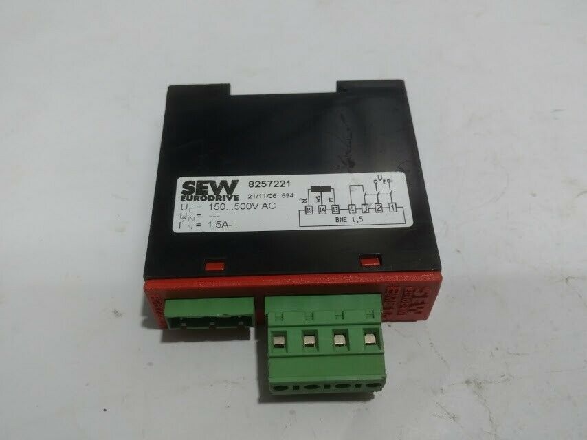 Sew Eurodrive 8257221 Motor Brake Rectifier 150-500 AC - Industrial SOL ...