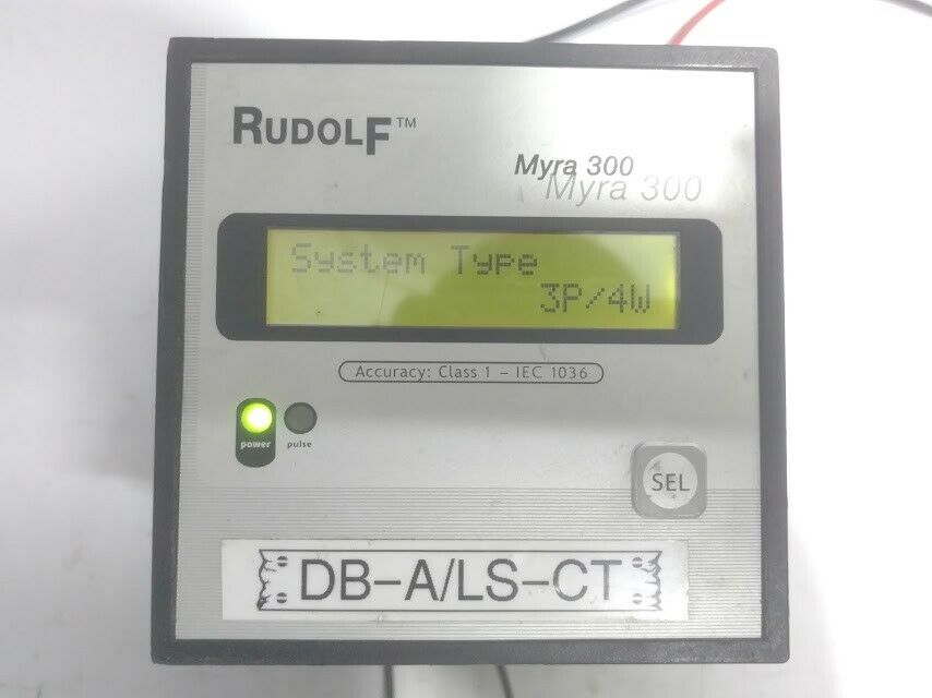 RudolF Myra 300 Version 1.56 Polyphase KWh Meter R-Myra-300 3P/4W 1kwh ...