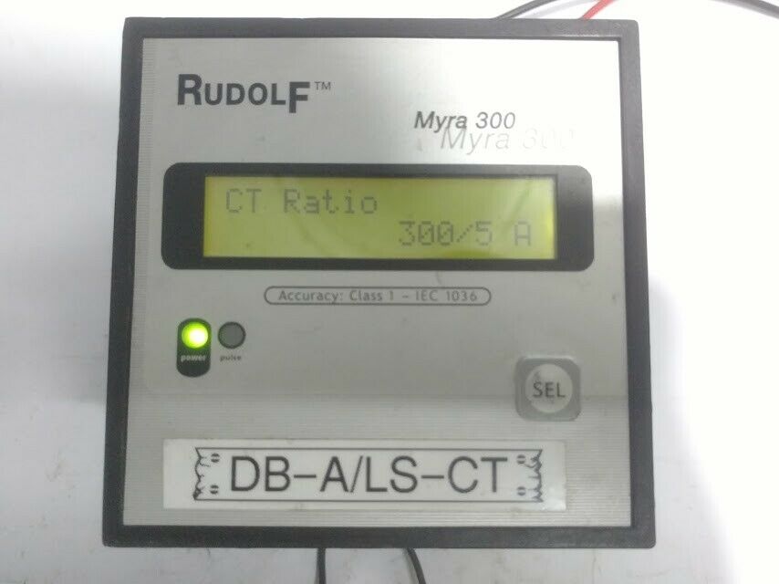 RudolF Myra 300 Version 1.56 Polyphase KWh Meter R-Myra-300 3P/4W 1kwh ...