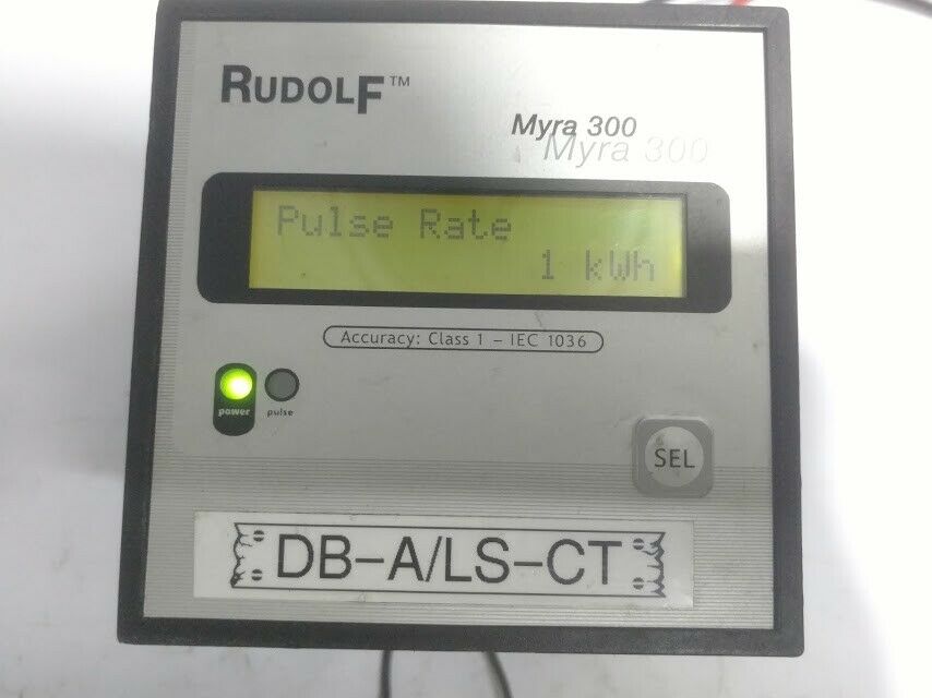 RudolF Myra 300 Version 1.56 Polyphase KWh Meter R-Myra-300 3P/4W 1kwh ...