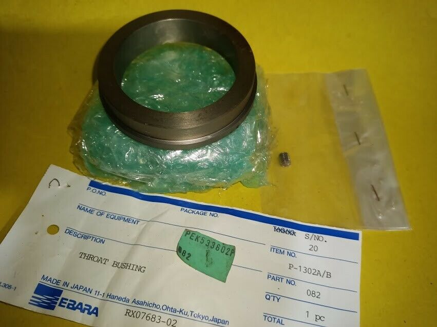 Ebara Throat Bushing P-1302A/B PEK533602P 082 New RX07683-02 - Industrial SOL Pte Ltd