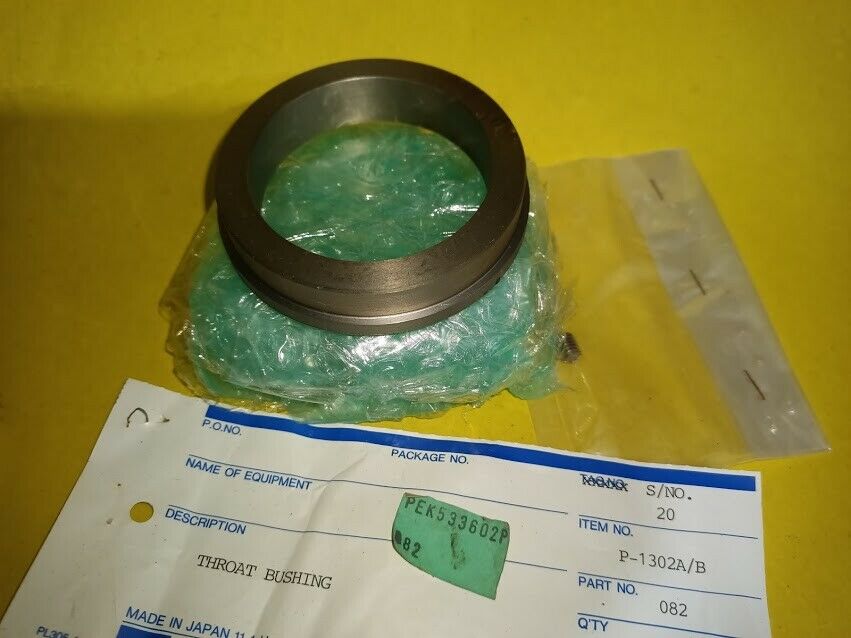 Ebara Throat Bushing P-1302A/B PEK533602P 082 New RX07683-02 ...