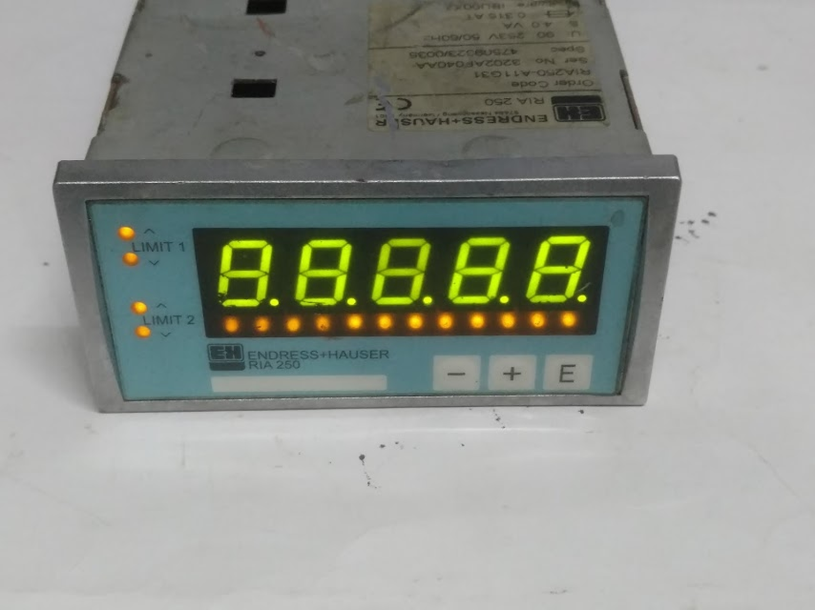 Endress+Hauser RIA 250 RIA250-A11G31 process display - Industrial SOL ...