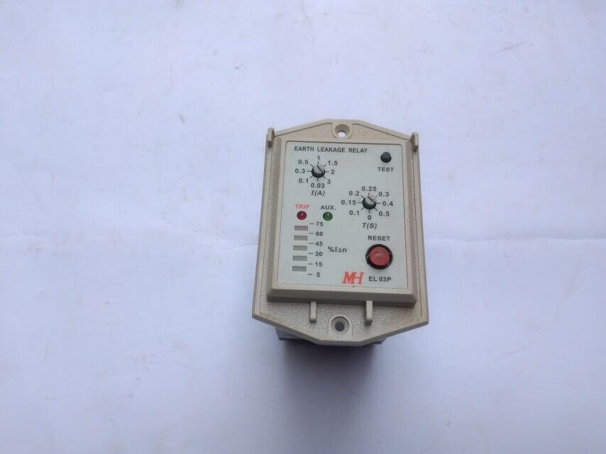 MH EL 03P MN 075502 Ac 220/240 50/60hz Earth Leakage Relay EL03P New ...