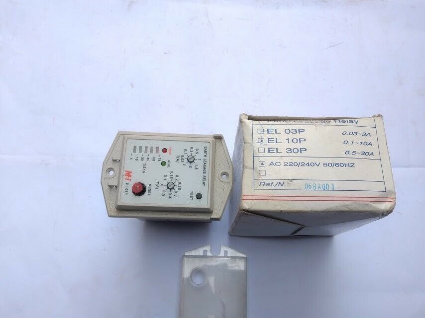 MH EL 03P MN 075502 Ac 220/240 50/60hz Earth Leakage Relay EL03P New ...