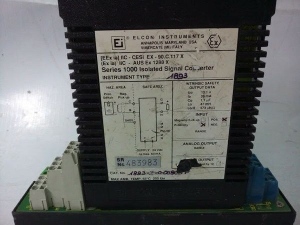 Elcon Instruments 1893-Z-0-0080-PP 1893 Series 1000 Isolted Signal ...