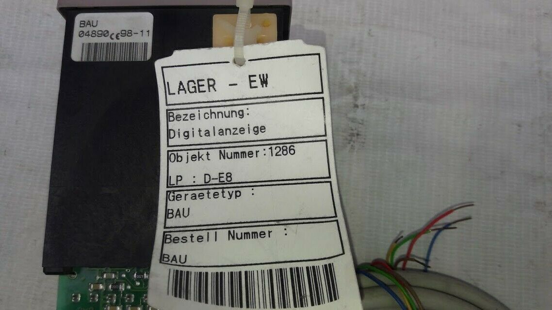 BAU 04890 Staefa Control System 1286 D-E8 New - Industrial SOL Pte Ltd