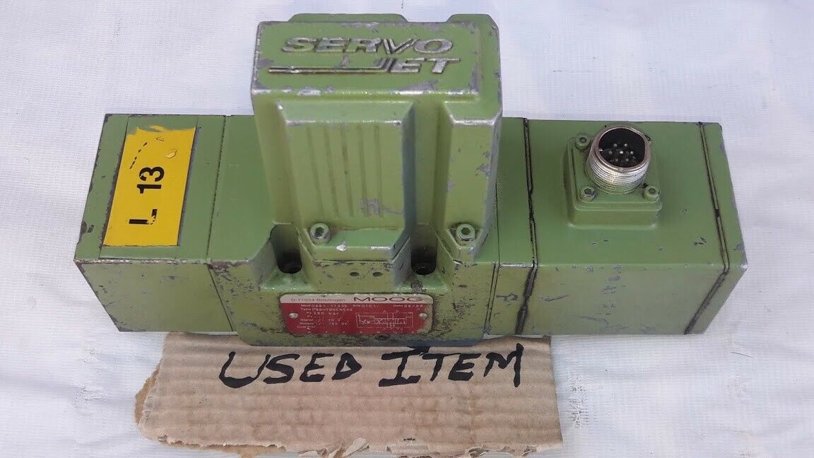 MOOG D661-1733E Type P80HYBMENSA0 Hydraulic ServoJet Proportional Valve ...