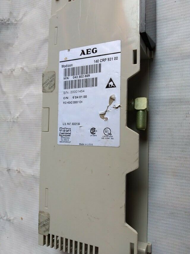 Schneider Electric Modicon AEG 140 CRP 931 00 I/O Processor Module 140CRP93100 - Industrial SOL ...