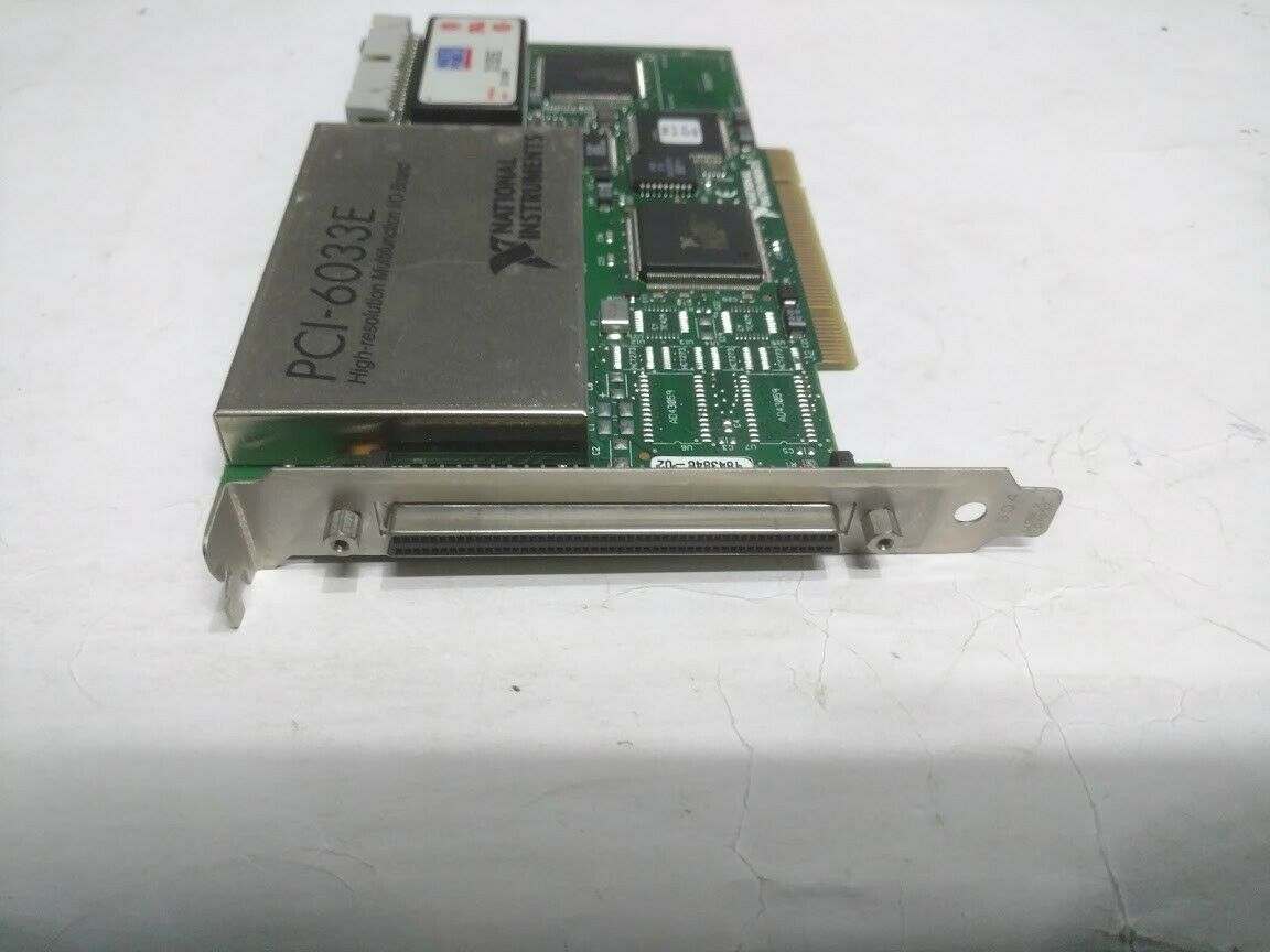 National Instruments PCI-6033E 184384C-02 High-Resolution Multifunction ...